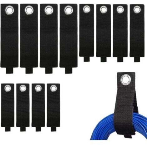 12 Pcs Heavy Duty Nylon Extension Cord Organizers, Cable Ties ...