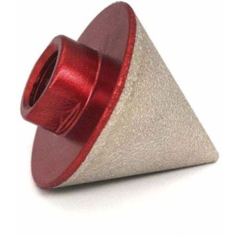 Brazed diamond burr for boring stone, ceramic, tile and glass. 48 mm ...