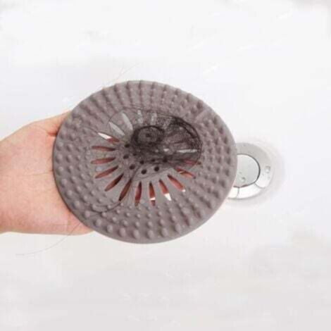 Silicone Drain Protector, Kitchen Sink Filter with Suction Cup, Bathtub ...