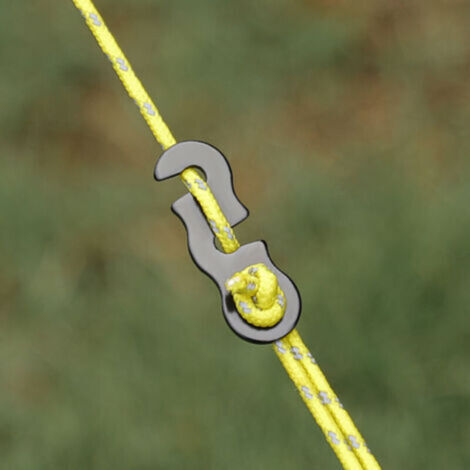 Cam Rope Tensioner (Black), Aluminum Guyline Tent Runner Tensioner Tent ...