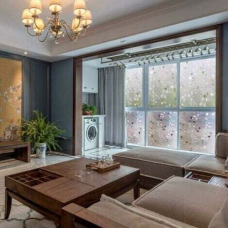 Window sticker, frosted glass effect, UV protective window film ...