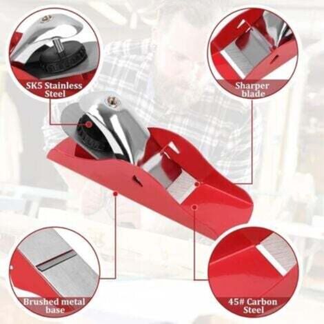 Carpenter's Planer, Small One-Handed Planer, Hand Carpenter's Planer ...