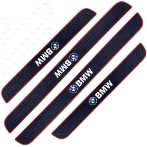 PCS Car Door Sill Bars Threshold Plate Protectors Car Sticker Adhesive ...