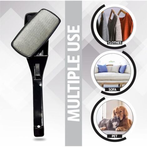 Magic velvet lint brush to remove pet hair, dust and lint from clothes