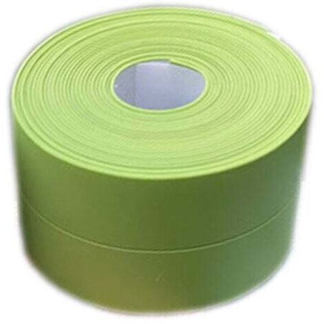(2 pieces Green) Flexible skirting board - End strip for kitchen and ...