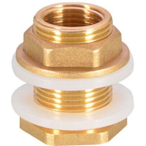 Pieces G1/2 Brass Water Tank Water Hose Fitting Adapter Tap Rain Bucket ...