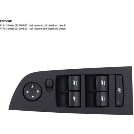 Power window control switch 61319217329 Replacement for 3 Series E90 E91