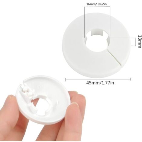 30 Pcs Pipe Covers, Pipe Clamps, Plastic Radiator Pipe Covers for Pipes ...
