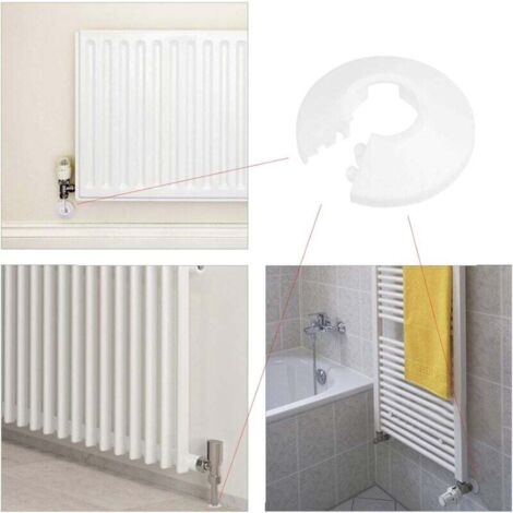 30 Pcs Pipe Covers, Pipe Clamps, Plastic Radiator Pipe Covers for Pipes ...