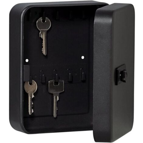 Wall-mounted key safe, combination lock, steel wall-mounted key storage ...