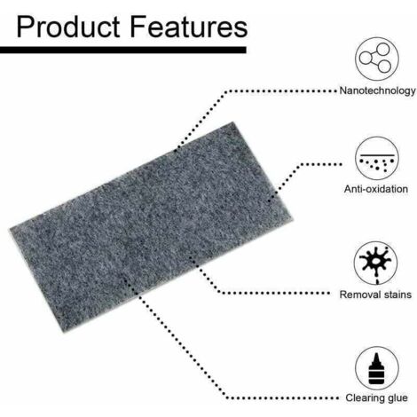 Pack of 6 Nano Sparkle Cloth Car Scratch Repair Cloth Nano Magic Cloth ...