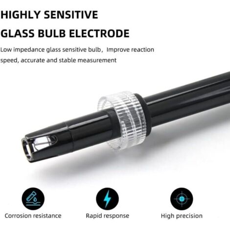 Pool pH Probe, 0-14 pH Electrode, pH Probe Tool for pH Measurement ...