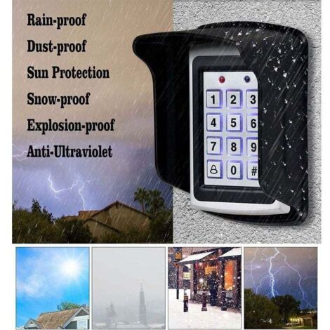 pc Waterproof Rain Cover for RFID Keypad Controller/Doorbell Cover ...