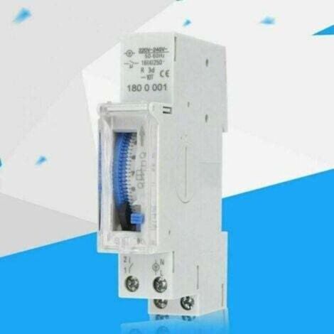 Programmable Time Switch, Mechanical Timer, 15 Minutes to 24 Hours ...