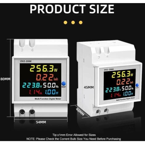 D52-2066 Electricity Consumption Indicator, Smart Household Phase ...