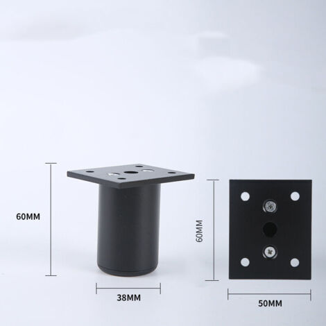 Set of 4 Metal Cabinet Legs, Furniture Legs, Kitchen Adjustable Legs ...