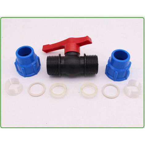 2-pack ready shut-off valve for 25mm (25mm) high-density polyethylene ...