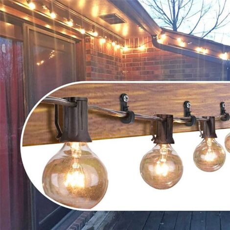 Pack of 50 hanging hooks for Christmas lights with screws for garage ...
