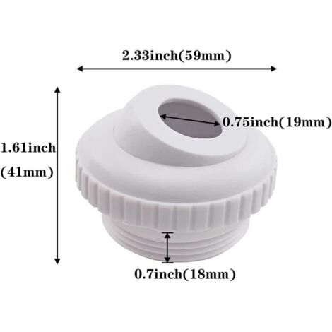 Swimming Pool Return Nozzle, Skimmer Nozzle for Steel-Walled Pools ...