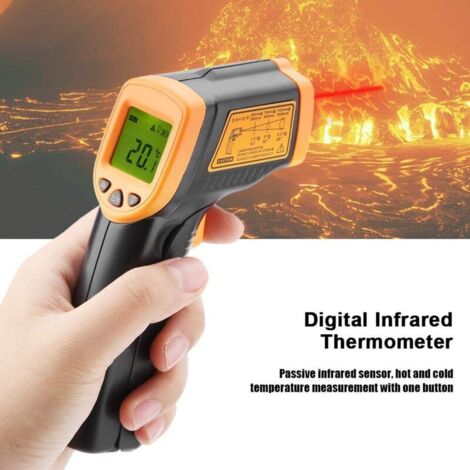 SENSOR AR320 Digital Infrared Thermometer, Non-Contact LCD Screen ...