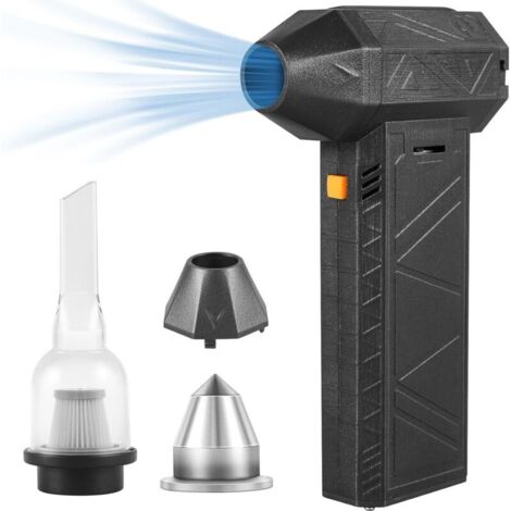 SJLERST Mini Jet Blower, Cordless Dry Blower Super Jet 130,000 RPM ...