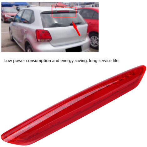 Jeffergarden High Mount Car Brake Light, Red Stop Light 6Q6945097