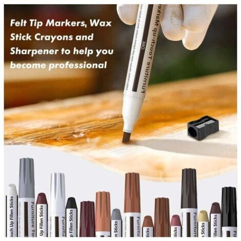 21 pcs Furniture Touch-Up Pens, Felt-Tip Marker, Multi-Purpose ...