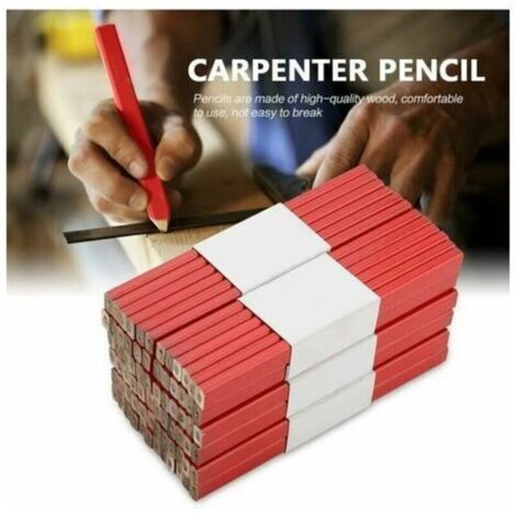 Carpenter's Pencils for Carpenters, Set of 72 Carpenter's Pencils ...