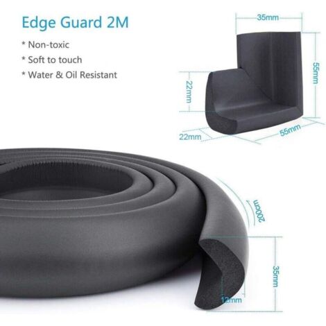 Safety Foam Protector, 2 Meters Furniture Edge Protection and 4 Corner ...