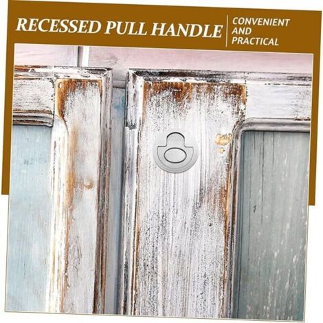 Pieces Stainless Steel Pull Ring Recessed Handles for Cabinets Boat ...