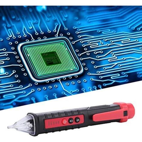 Non-Contact Electrical Voltage Detector Pen Circuit Tester Tool 48 ...
