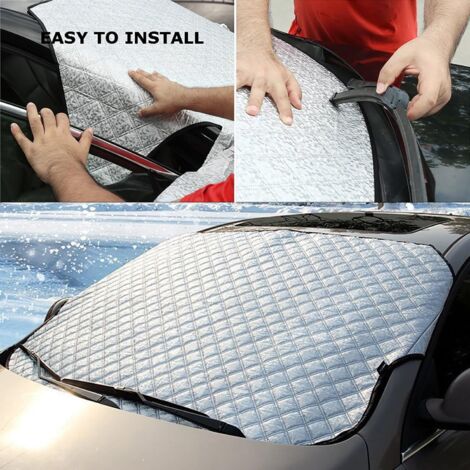 Car windshield cover, ultra-thick and all-season car windshield cover ...
