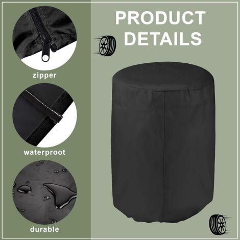 Universal tire cover, tire protection cover, large waterproof tire bag ...
