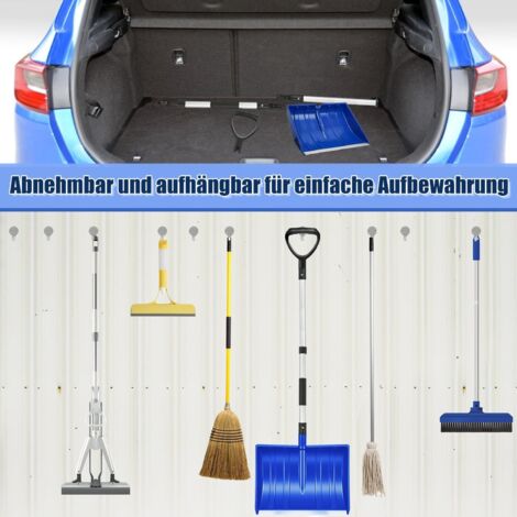 Snow shovel, aluminum handle and D-grip, ergonomic handle, portable ...