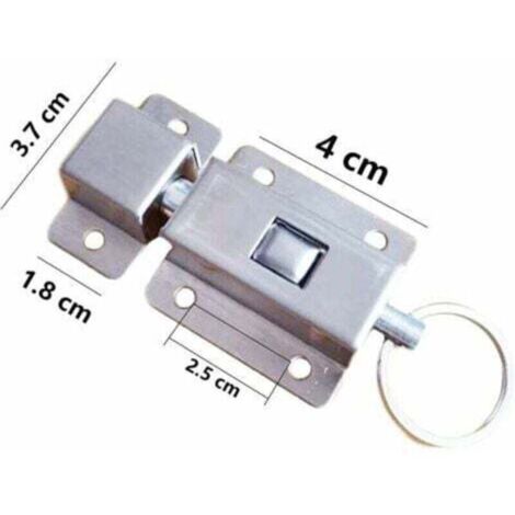 pcs Automatic Bolt Spring Latch, sliding latch, stainless steel spring ...