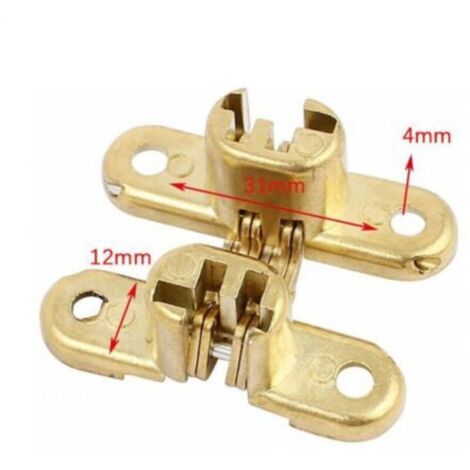 Hinge tools, invisible cross hinge for folding tables and wooden cabinets