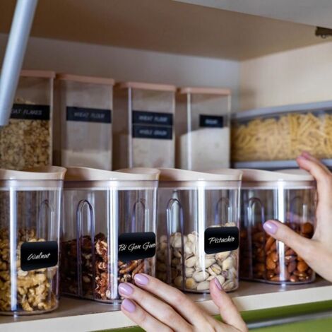 Chalkboard sticker roll - 120 sheets - Chalk stickers - 5.5 x 3.5 cm ...