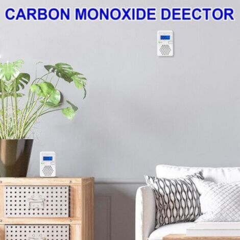 Carbon monoxide detector with digital LCD screen, CO detector with ...