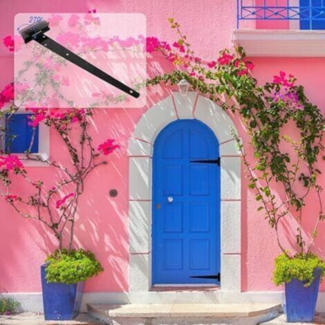 Heavy Duty Door Hinge 2 Pcs, 12 Inch T-Hinges, Black T-Hinges with ...