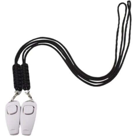 White - Ultrasonic Dog Whistle, 2 Adjustable Ultrasonic Whistles with ...