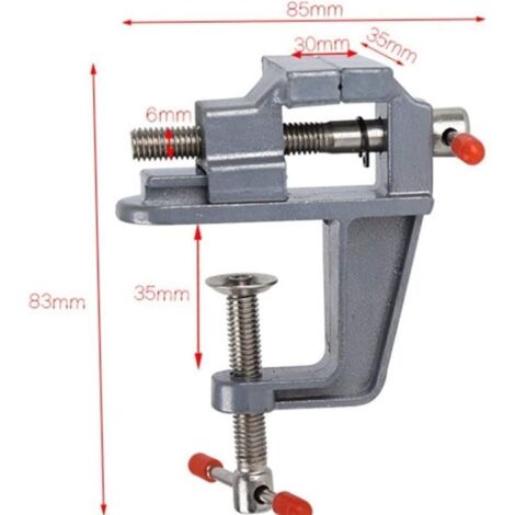 Small Aluminum Alloy Table Clamp for Hobby Jewelry Work, 30mm - DIY ...
