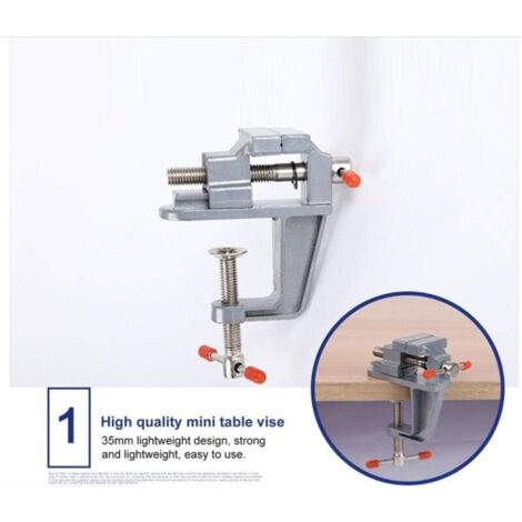Small Aluminum Alloy Table Clamp for Hobby Jewelry Work, 30mm - DIY ...