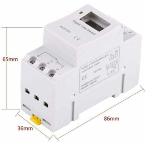 LCD Digital Timer, Programmable Digital Timer with LCD Display, Weekly Programmable Time Switch ...