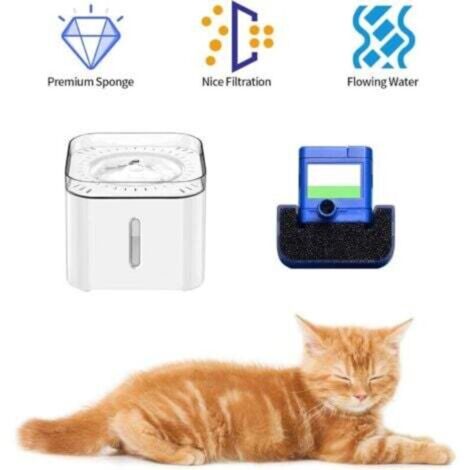 12-piece cat water fountain filter set, sponge filter for cat water ...