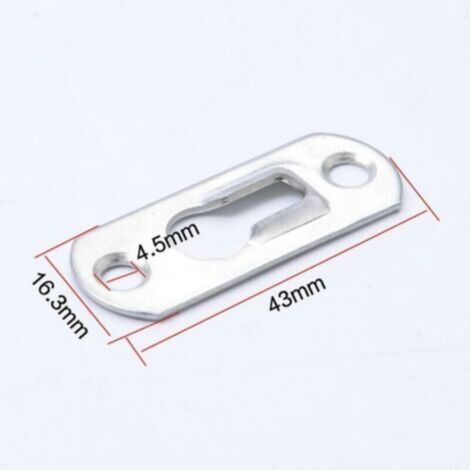 50 Pieces Metal Keyhole Hangers Invisible Fixings Metal Keyhole Hangers ...