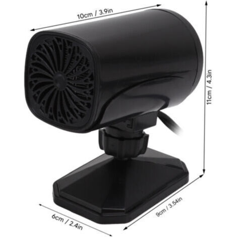2-in-1 Car Heater Fan, Cooling Fan, Portable Windshield Defroster ...