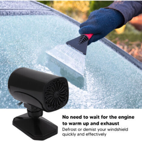 2-in-1 Car Heater Fan, Cooling Fan, Portable Windshield Defroster ...