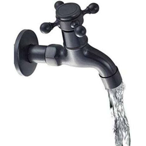 Vintage Cold Water Tap with Single Lever, G1/2 Interface - Wall-Mounted ...