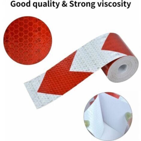 5cm x 3m Safety Warning Reflective Film, Night Visible Safety Tape for ...