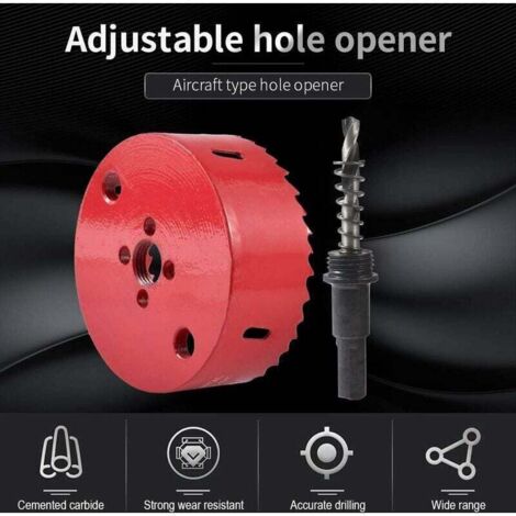 M42 HSS 80mm Bi-Metal Hole Saw, Core Drill for Iron, Aluminum, Wood ...